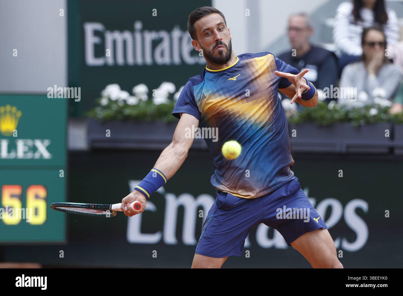 Damir Dzumhur of Bosnia and Herzegovina BIH during day 4 of Roland ...