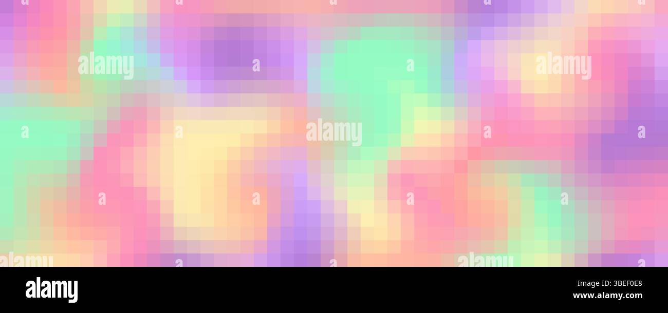 Pixel square rainbow pattern. Abstract gradient mosaic background ...