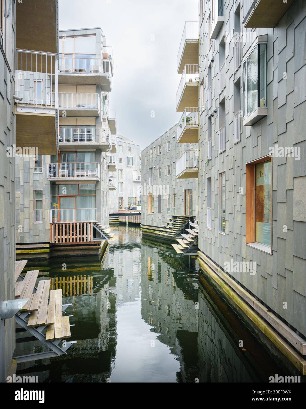 Oslo, Norway - Housing in Bispevika by Vandkunsten Architects Stock ...