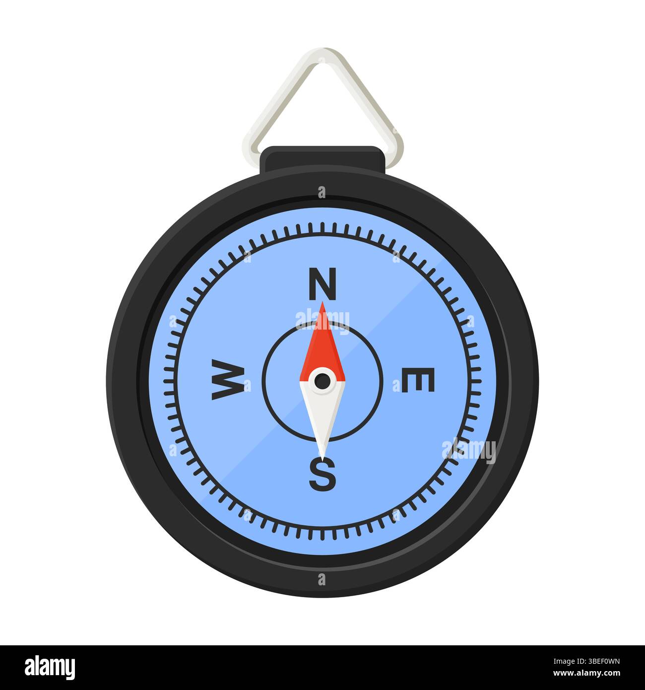 Black Compass Adventure Tool Vector. Compass Navigation Tool. Simple ...