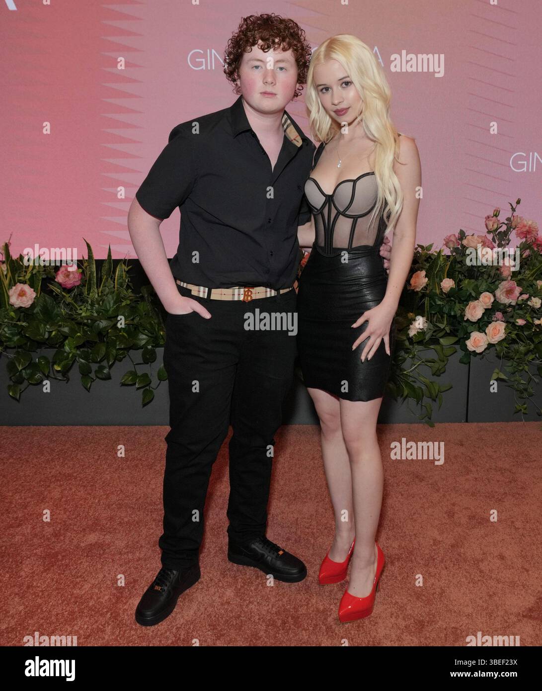 (L-R) Connor Laidman and Kiera Laidman at the Netflix's "GINNY ...