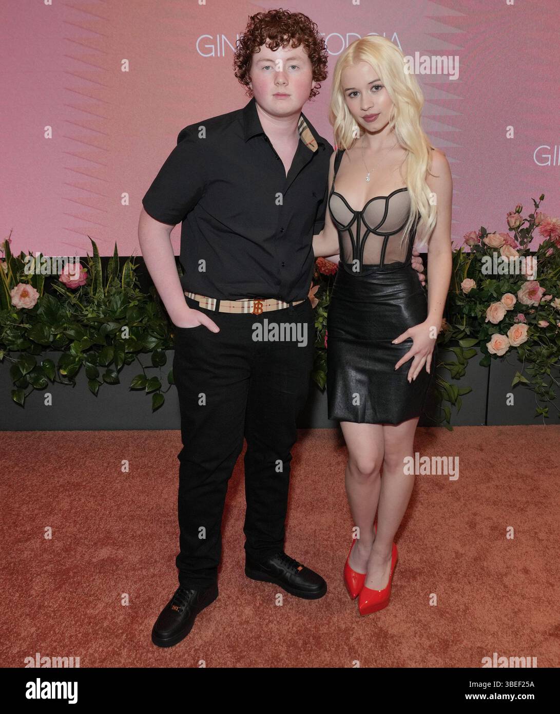 (L-R) Connor Laidman and Kiera Laidman at the Netflix's "GINNY ...