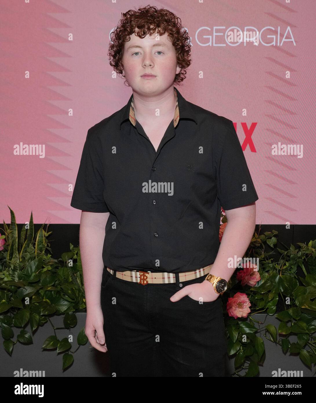 Los Angeles, USA. 28th May, 2025. Connor Laidman arrives at the Netflix ...