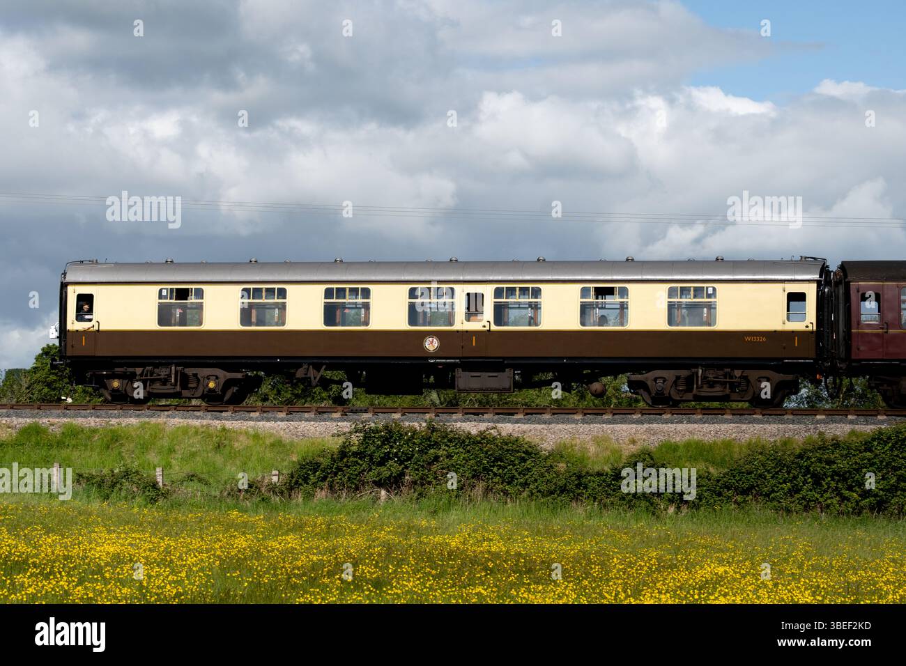 Former GWR first class railway carriage, Gloucestershire Warwickshire ...