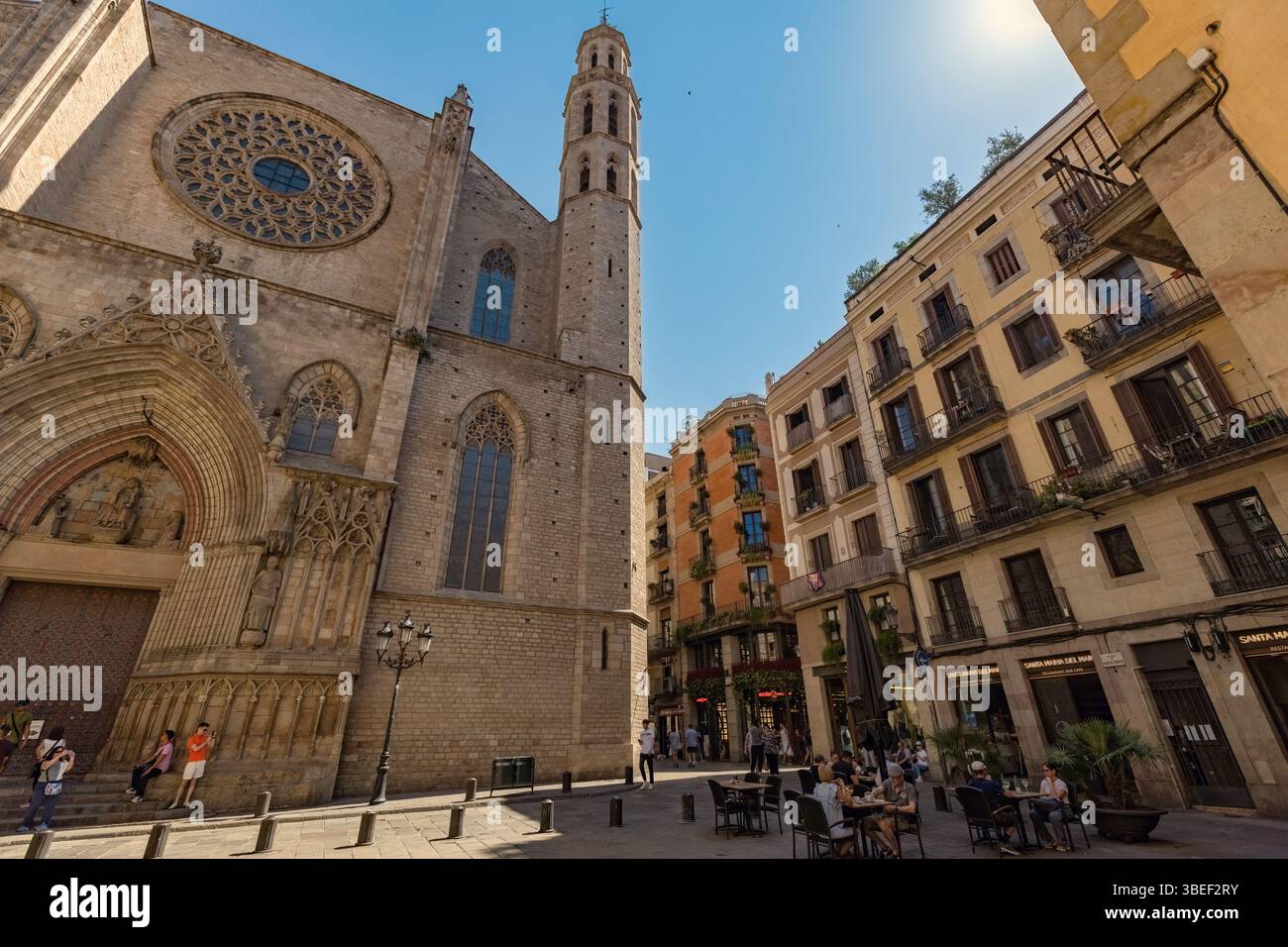Basilica of Santa Maria del Mar, a stunning Catalan Gothic church in ...