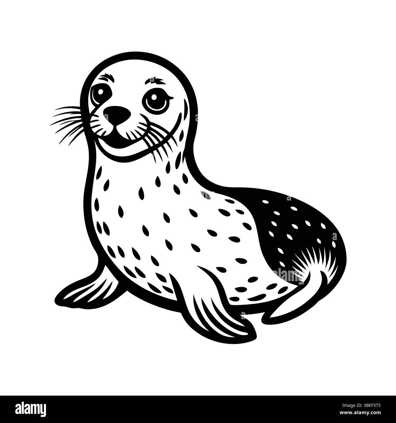 Adorable seal svg hi-res stock photography and images - Alamy