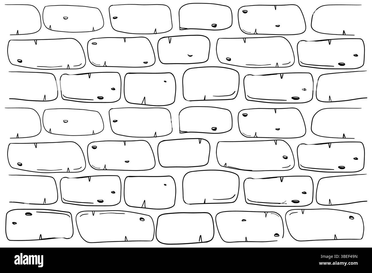 Brick wall clipart Black and White Stock Photos & Images - Alamy