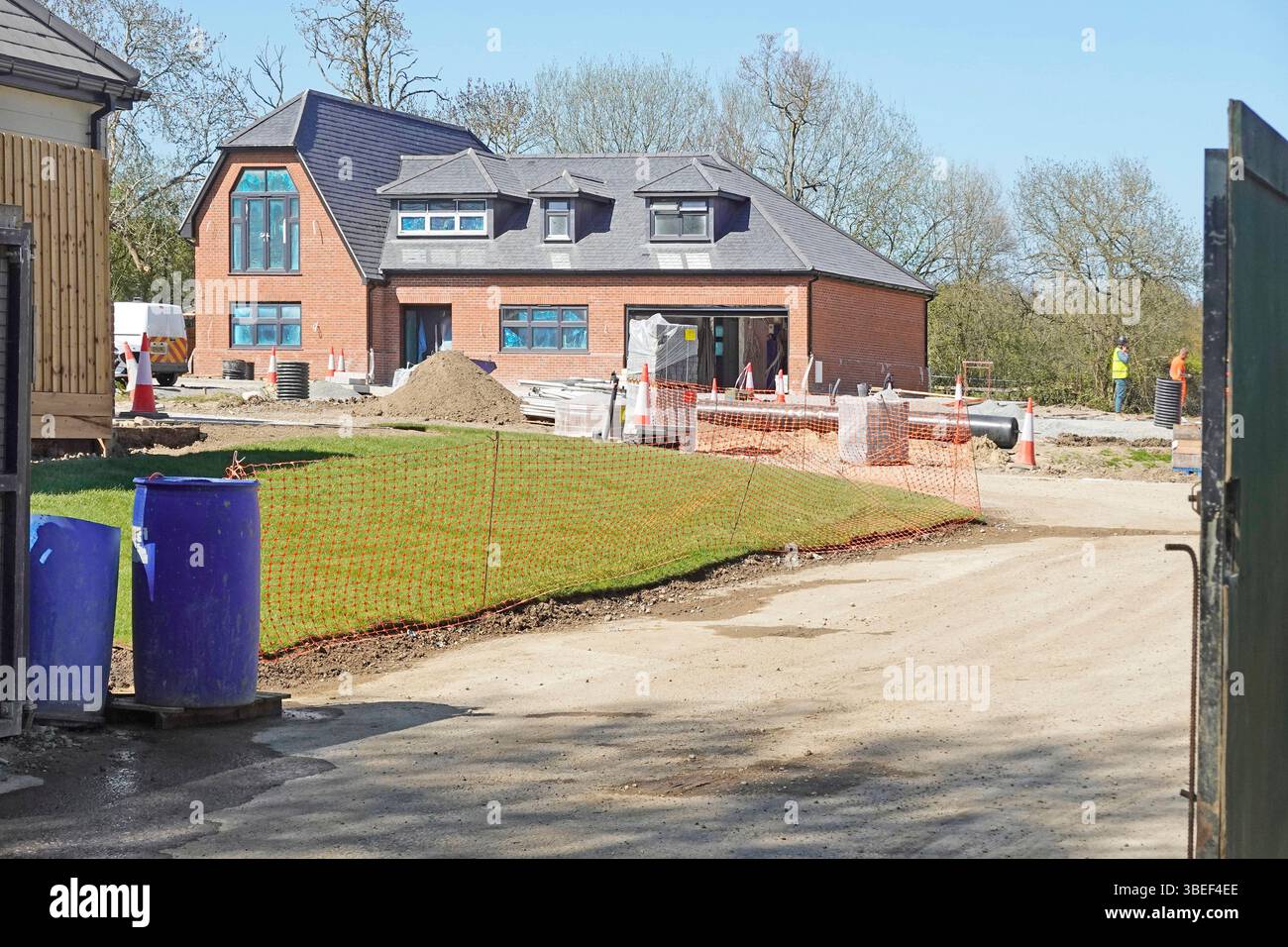 New homes on farmland building construction work in progress part 15 ...