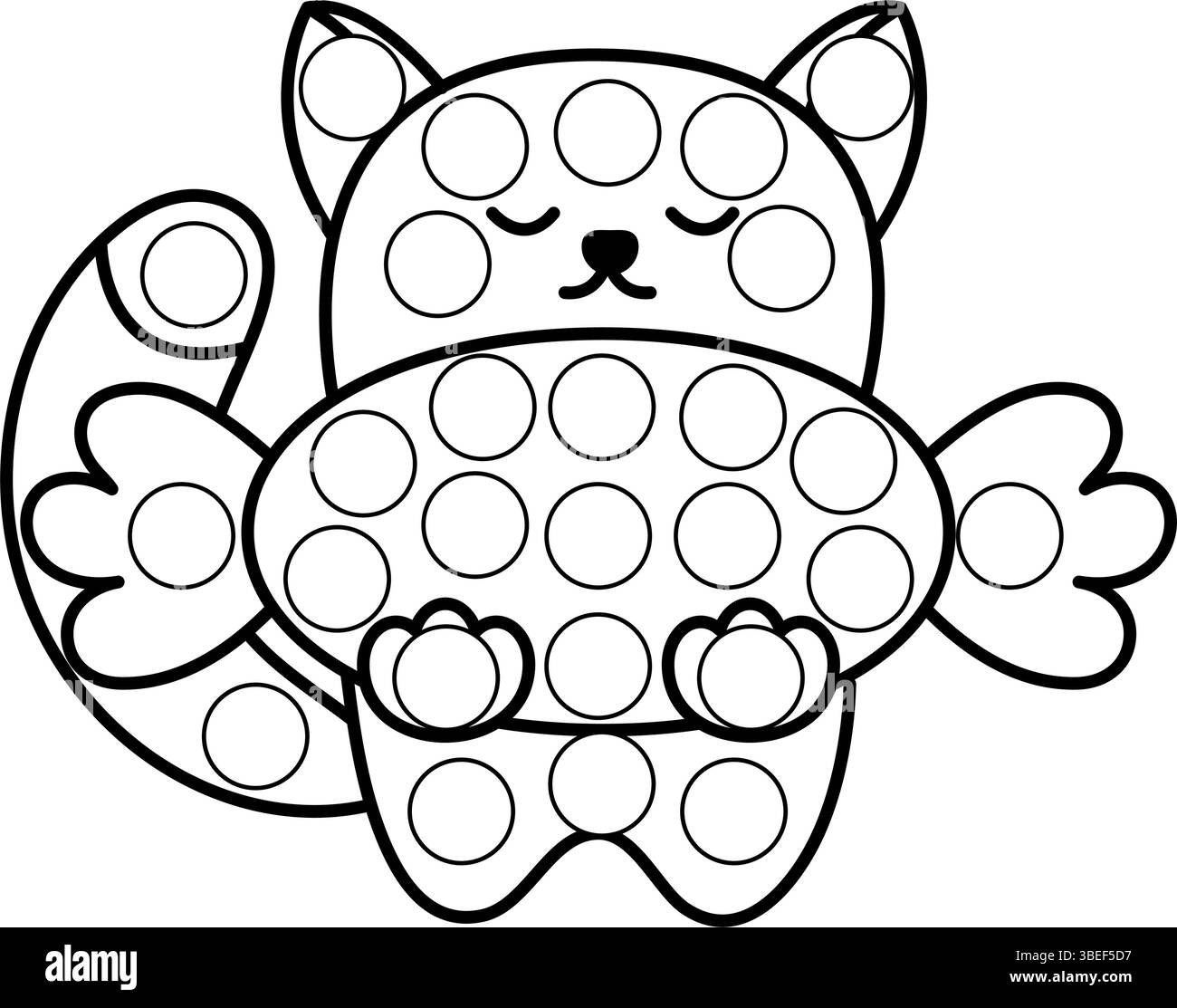 Dot markers pages with animal, vector outline illustration Stock Vector ...