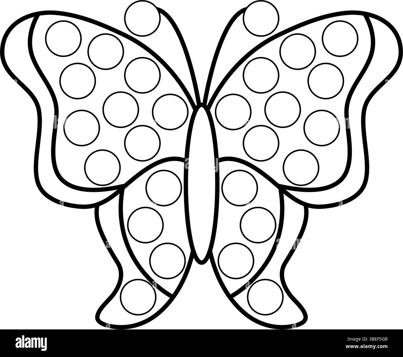 Dot markers pages with animal, vector outline illustration Stock Vector ...