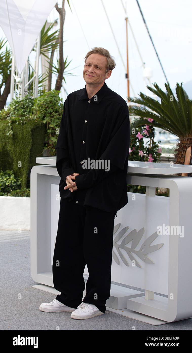 German actor Matthias Schweighöfer at the Cannes Film Festival 2025 ...