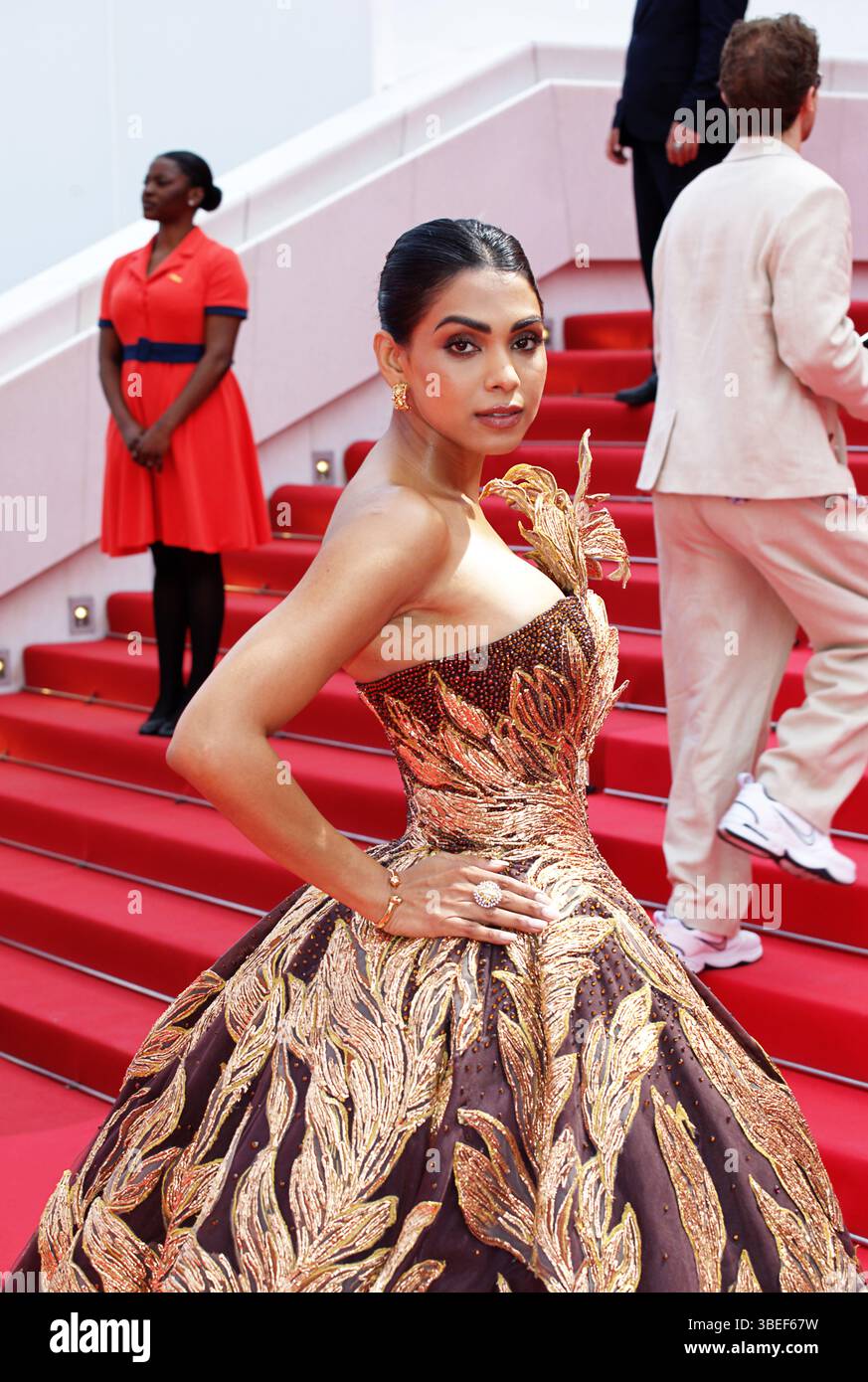 Indian actress Debanjali Kamstra at the Cannes Film Festival 2025 Stock ...