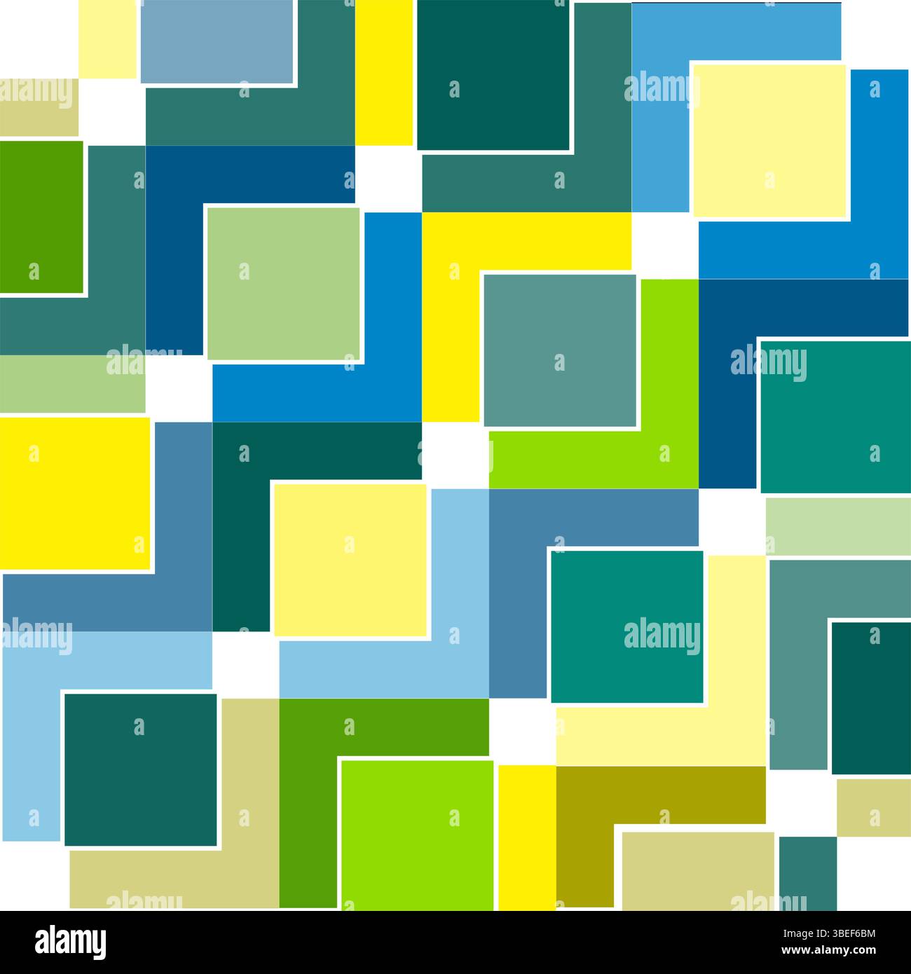 This vector artwork presents a striking geometric pattern composed of ...