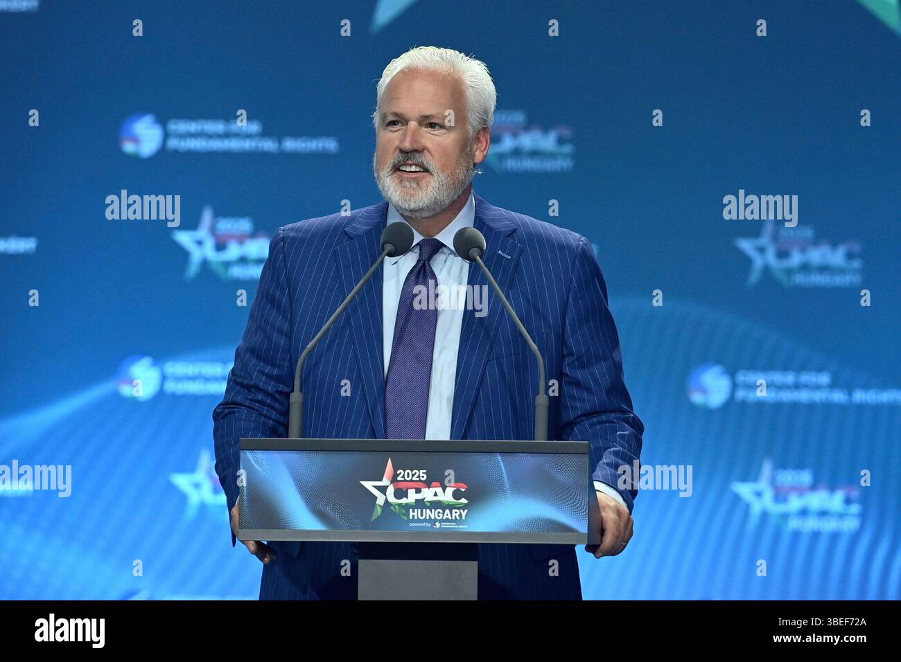 The Chairman of the American Conservative Union, ACU, Matthew Schlapp ...