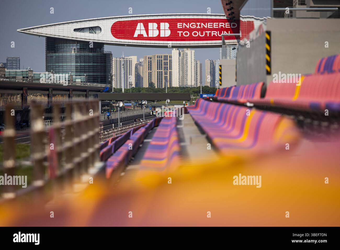 ABB Branding trackside during the Shanghai ePrix, 10th and 11th round ...