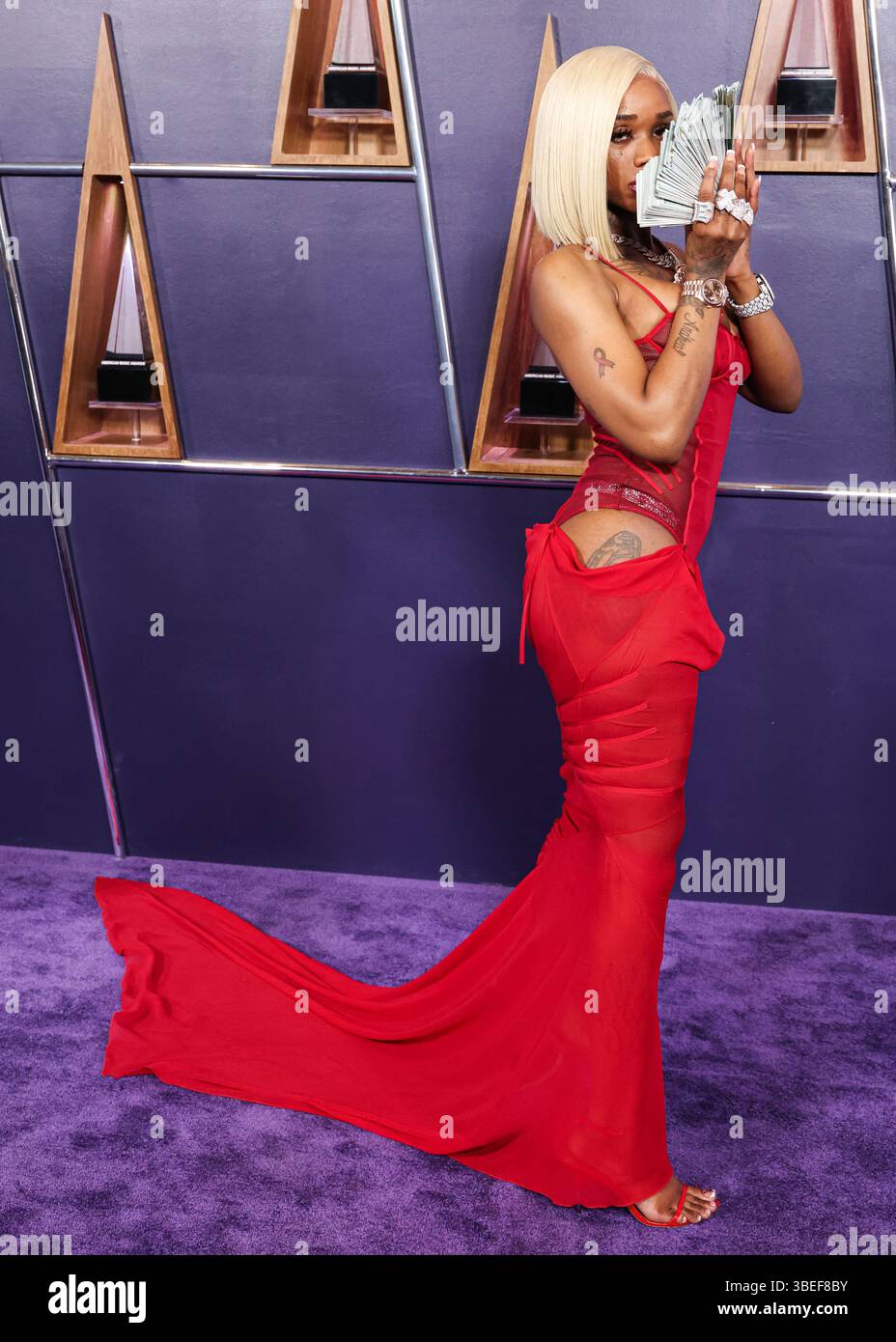 LAS VEGAS, NEVADA, USA - MAY 26: American rapper Sexyy Red (Janae ...