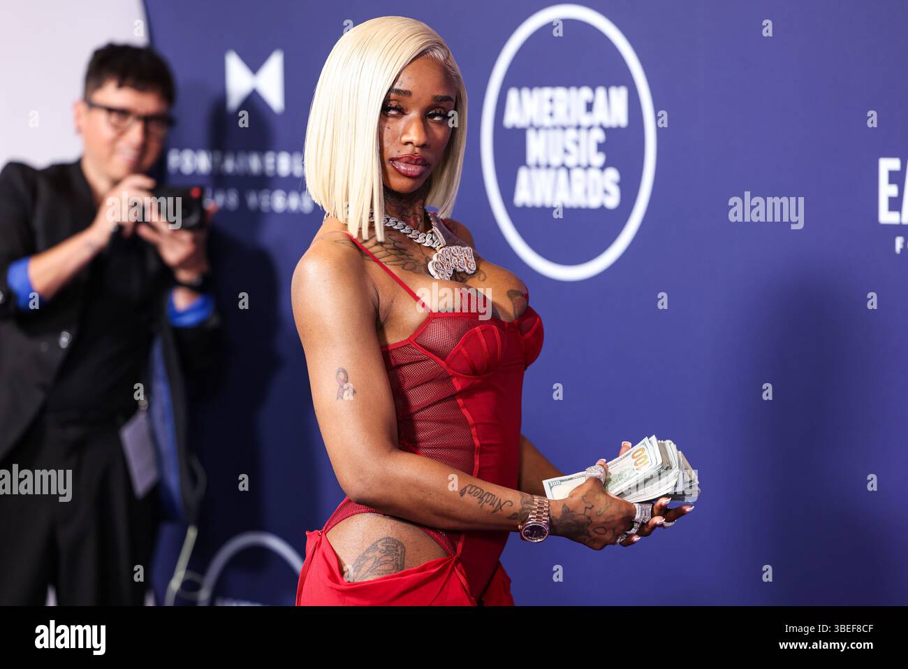 LAS VEGAS, NEVADA, USA - MAY 26: American rapper Sexyy Red (Janae ...
