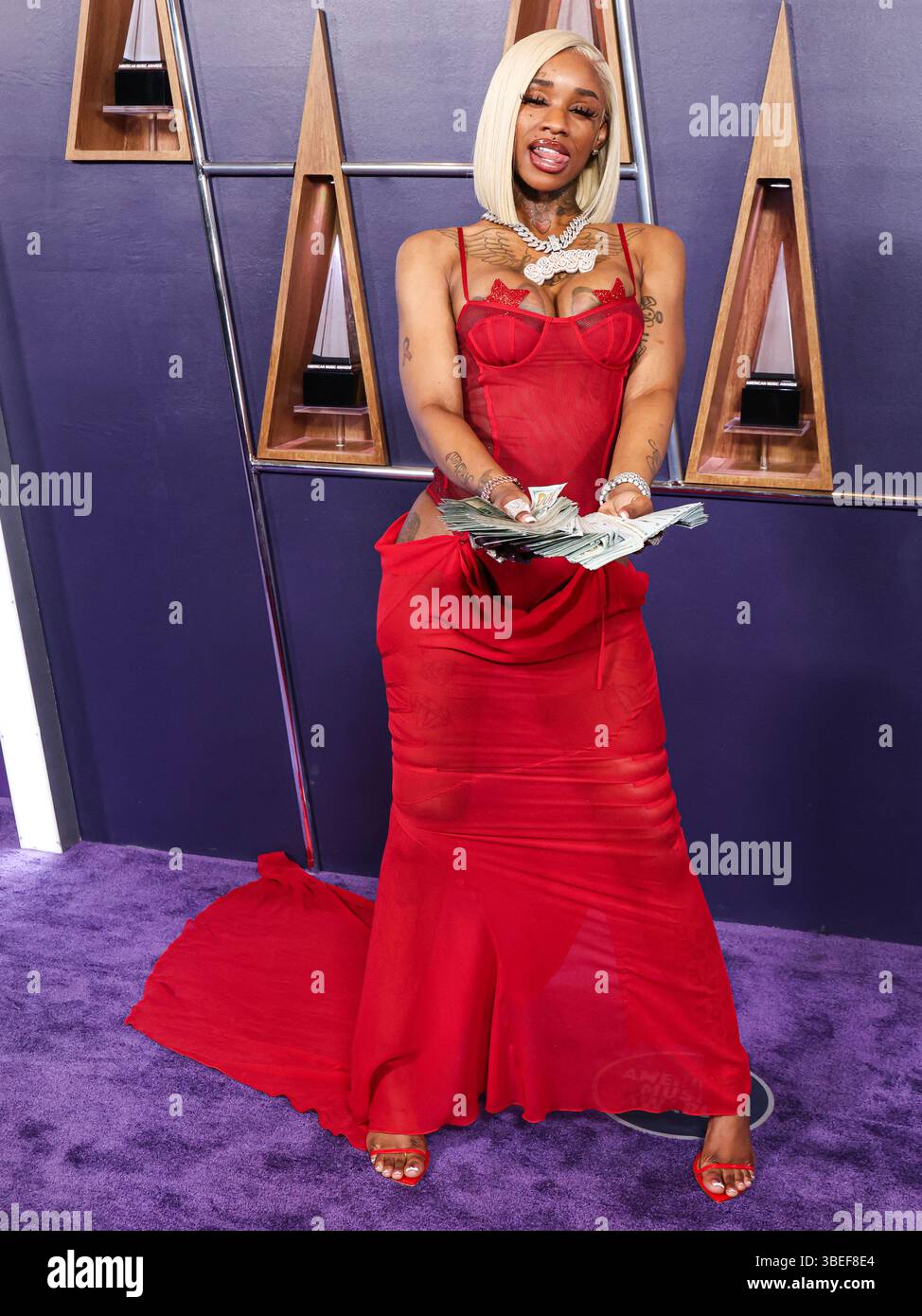 LAS VEGAS, NEVADA, USA - MAY 26: American rapper Sexyy Red (Janae ...