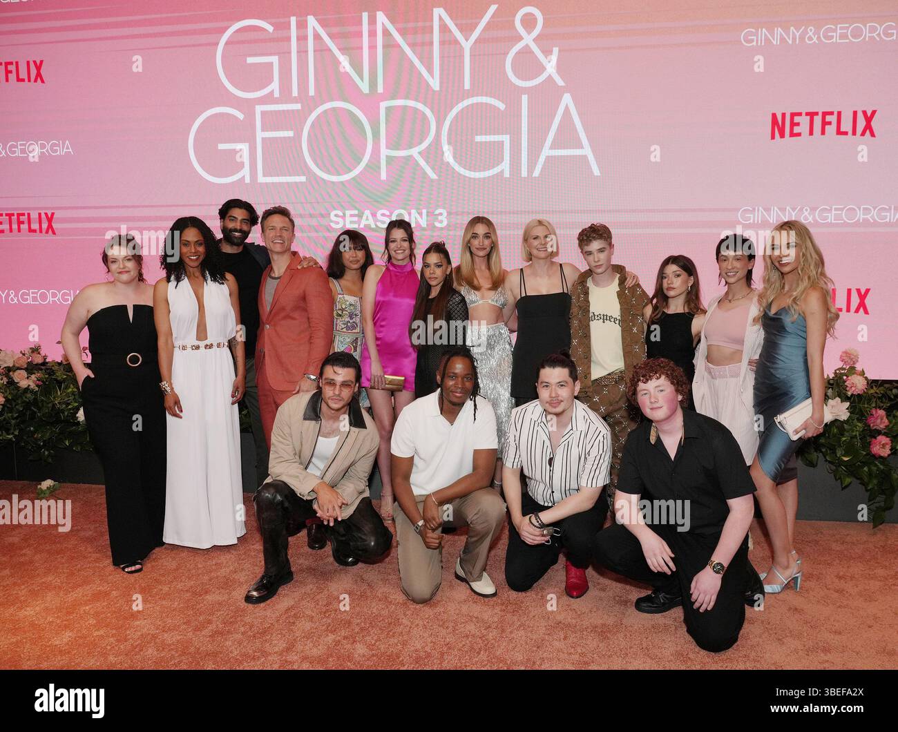 Los Angeles, USA. 28th May, 2025. (L-R) GINNY & GEORGIA Season 3 Cast ...