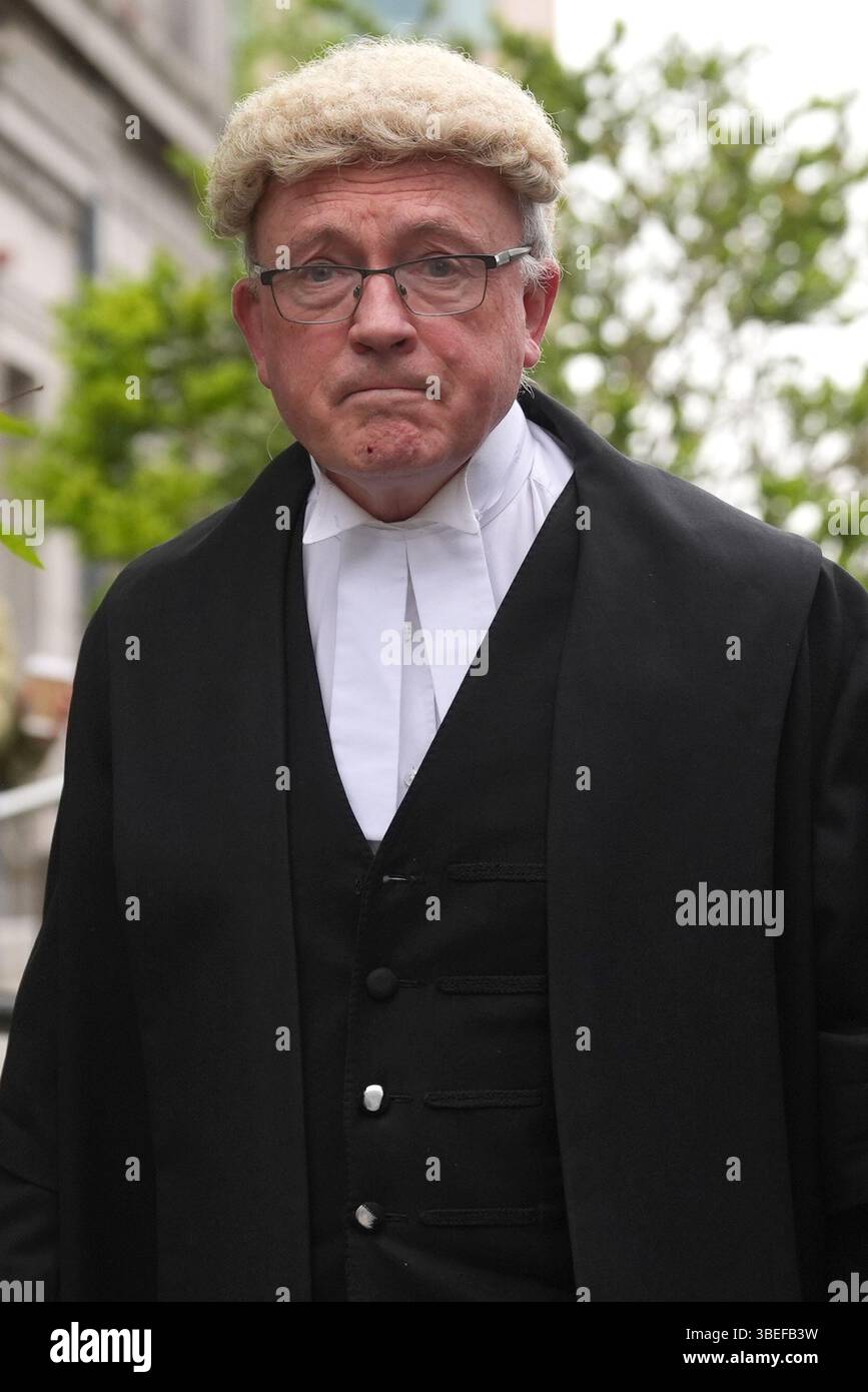 Judge Alexander Owens outside the High Court in Dublin, where former ...