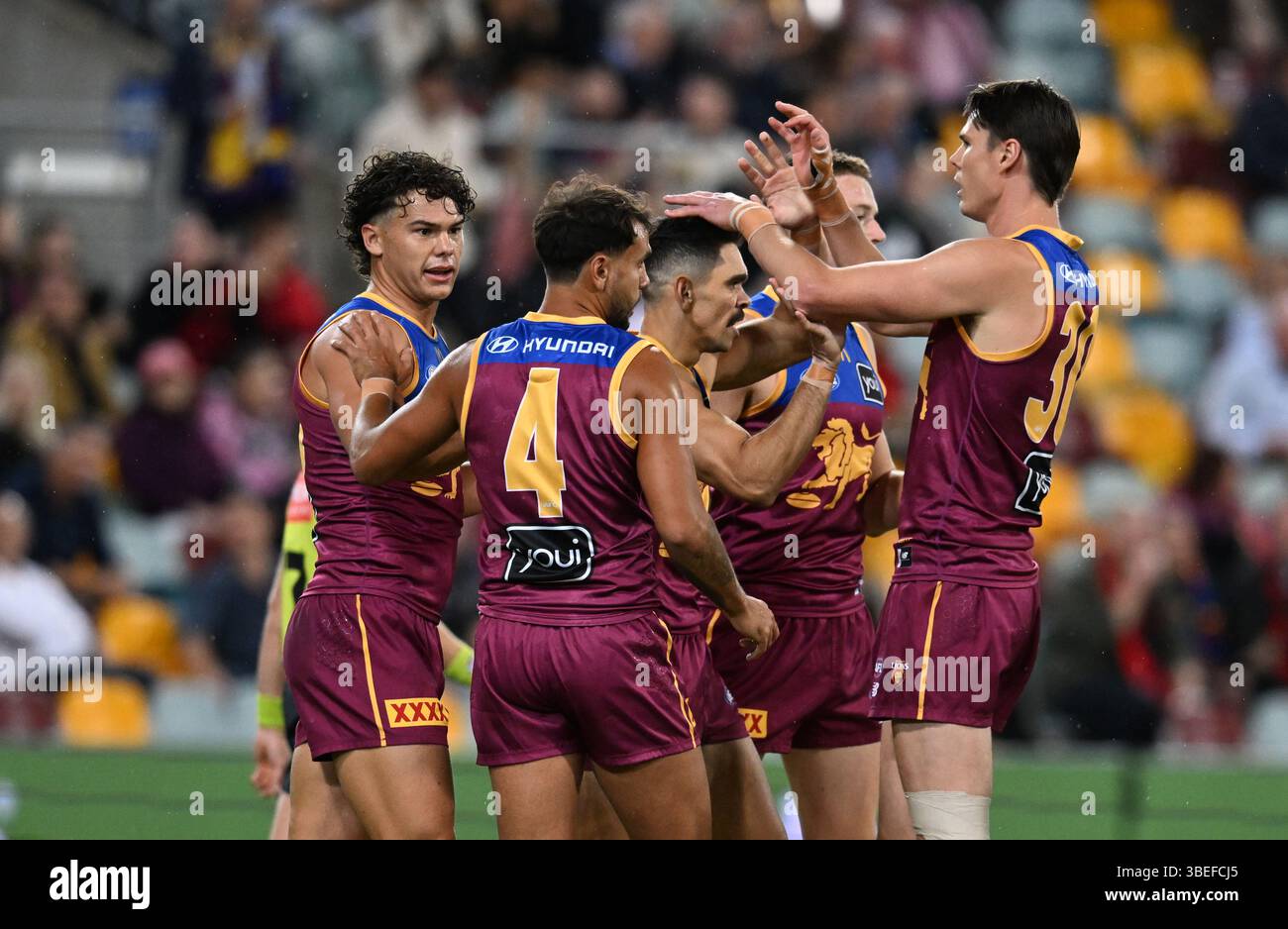 Brisbane, Australia. 29th May, 2025. Charlie Cameron of the Lions ...