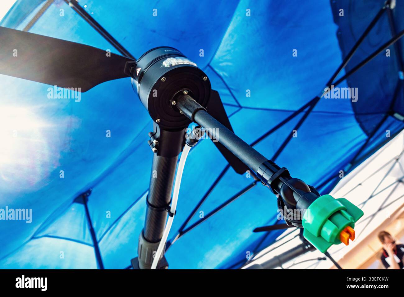 Advanced agricultural drone spraying technology hi-res stock ...
