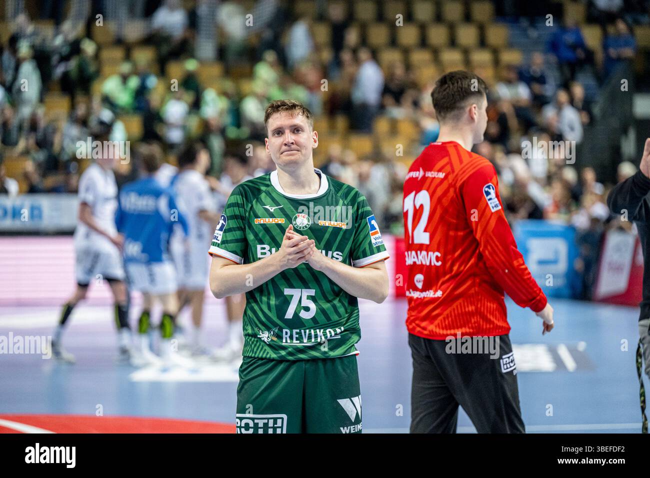 Wetzlar, Deutschland. 28th May, 2025. Domen Novak (HSG Wetzlar, 75 ...