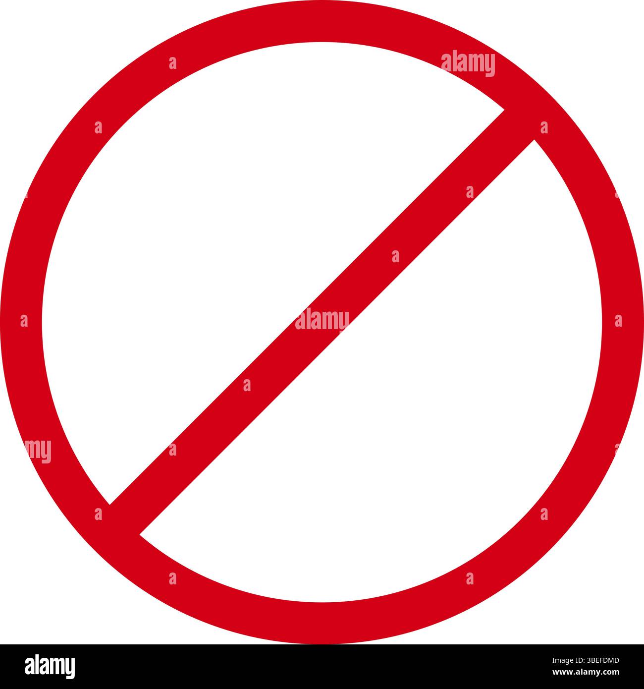 No Entry Sign - Prohibited Symbol Vector Icon Stock Vector Image & Art - Alamy