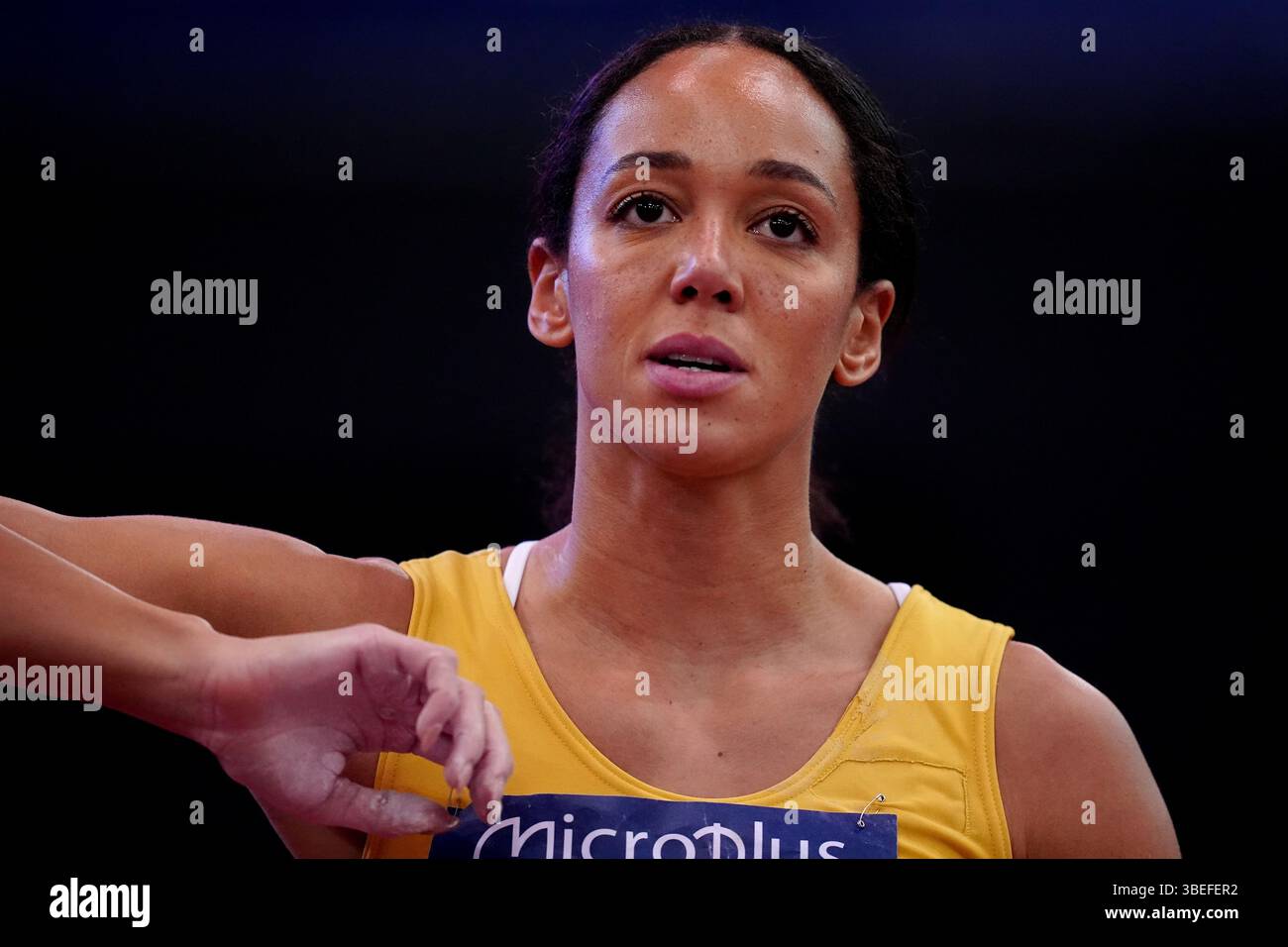 File photo dated 23-02-2025 of Katarina Johnson-Thompson who has been forced to pull out of her ...