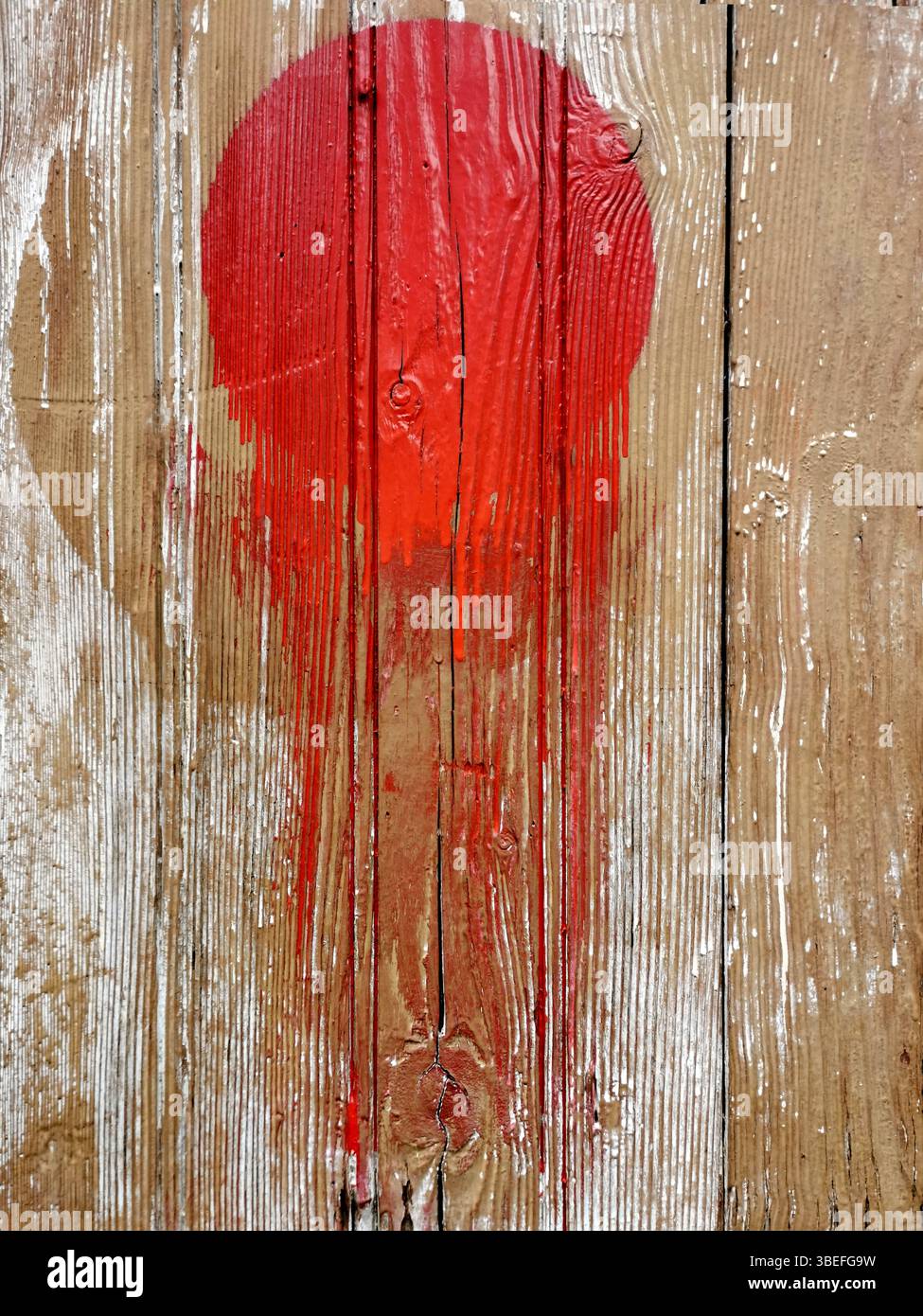 Vibrant splash of red contrasts hi-res stock photography and images - Alamy