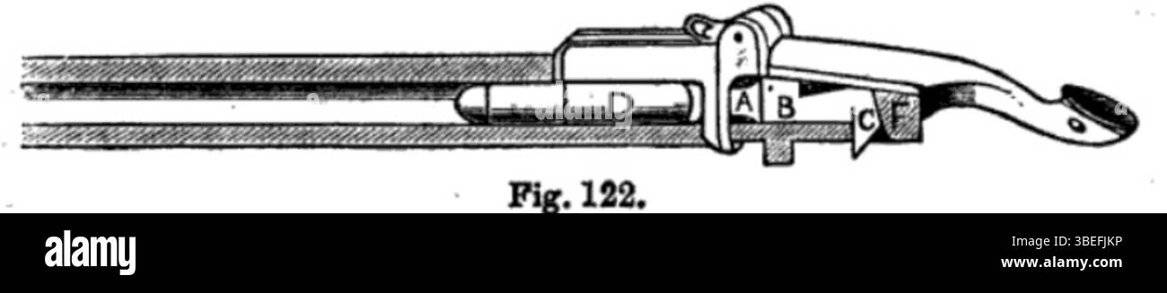 This illustration of the breech section of a Westley-Richards rifle ...