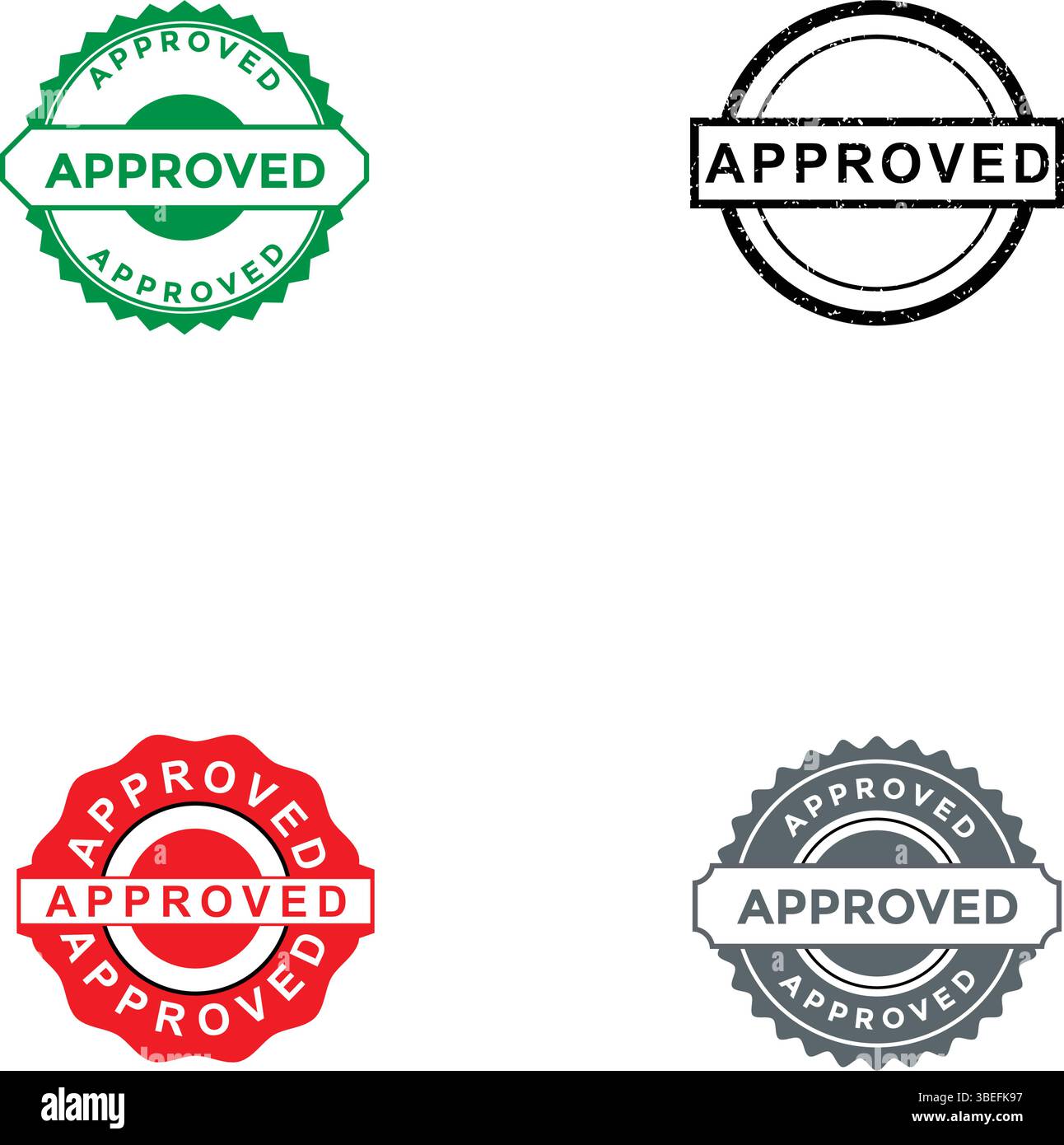 Approved Vector Stamp Design for Official & Business Use Stock Vector ...