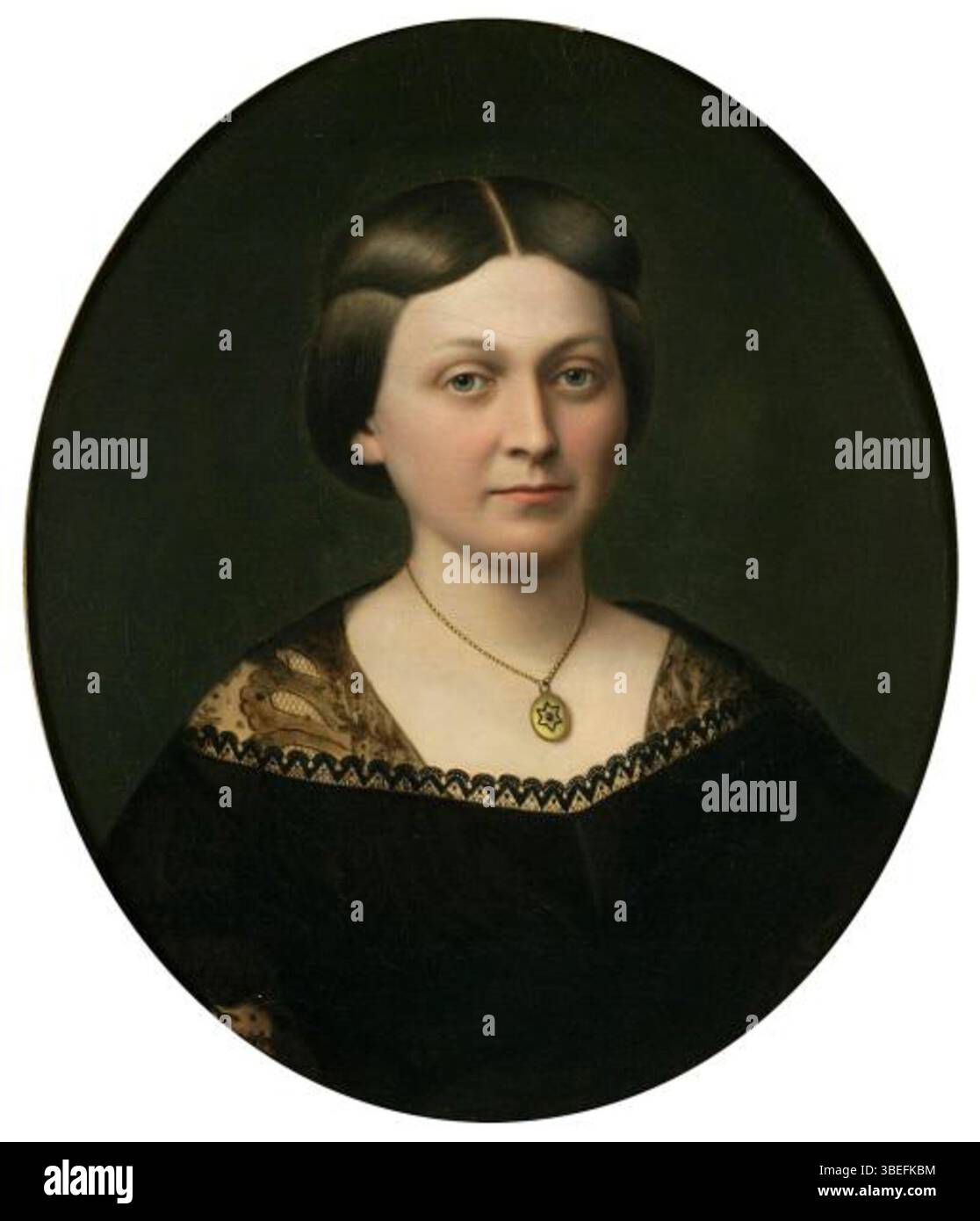 This circa 1862 painting of Mrs. Joseph Seligman, Babette Steinhardt ...