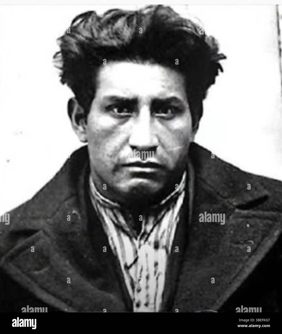 Ramiro Artieda was a Bolivian serial killer. The photograph, likely ...