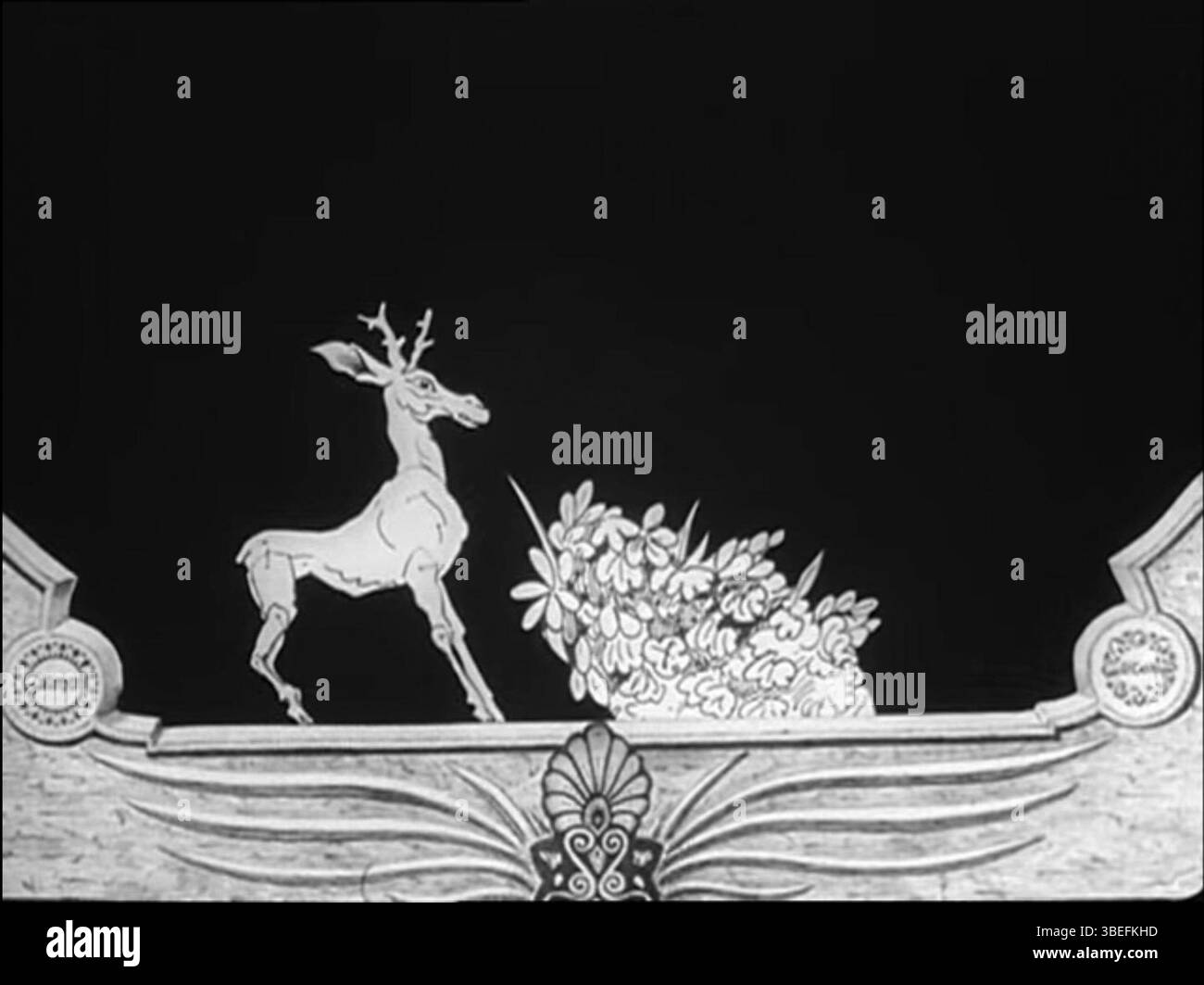 A photogram from the 1910 animated short 'Les Douze Travaux d'Hercule ...