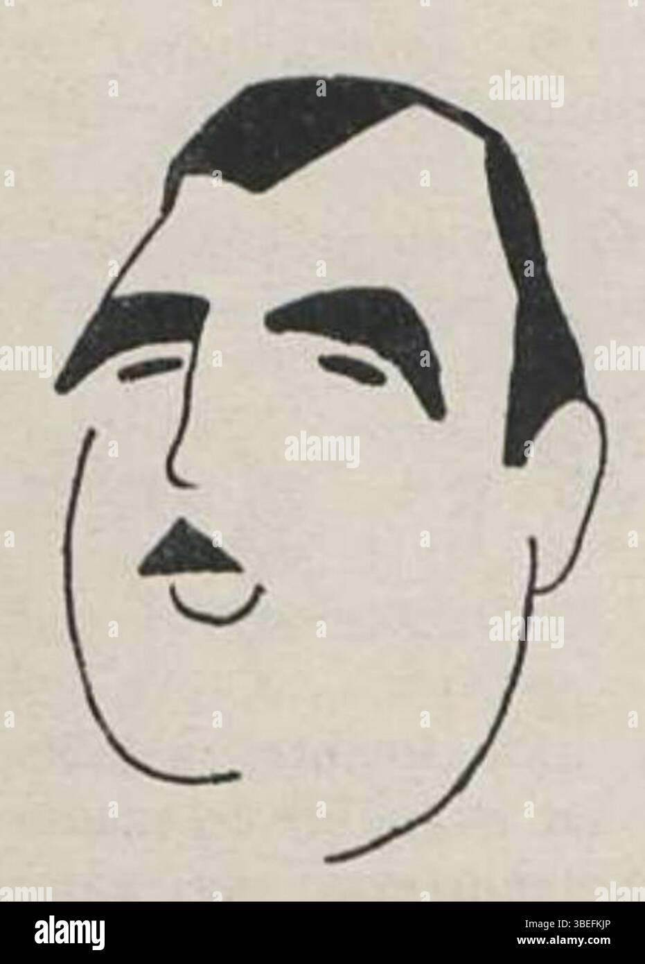 This caricature from 1935 depicts Ángel del Campo López, the mayor of ...