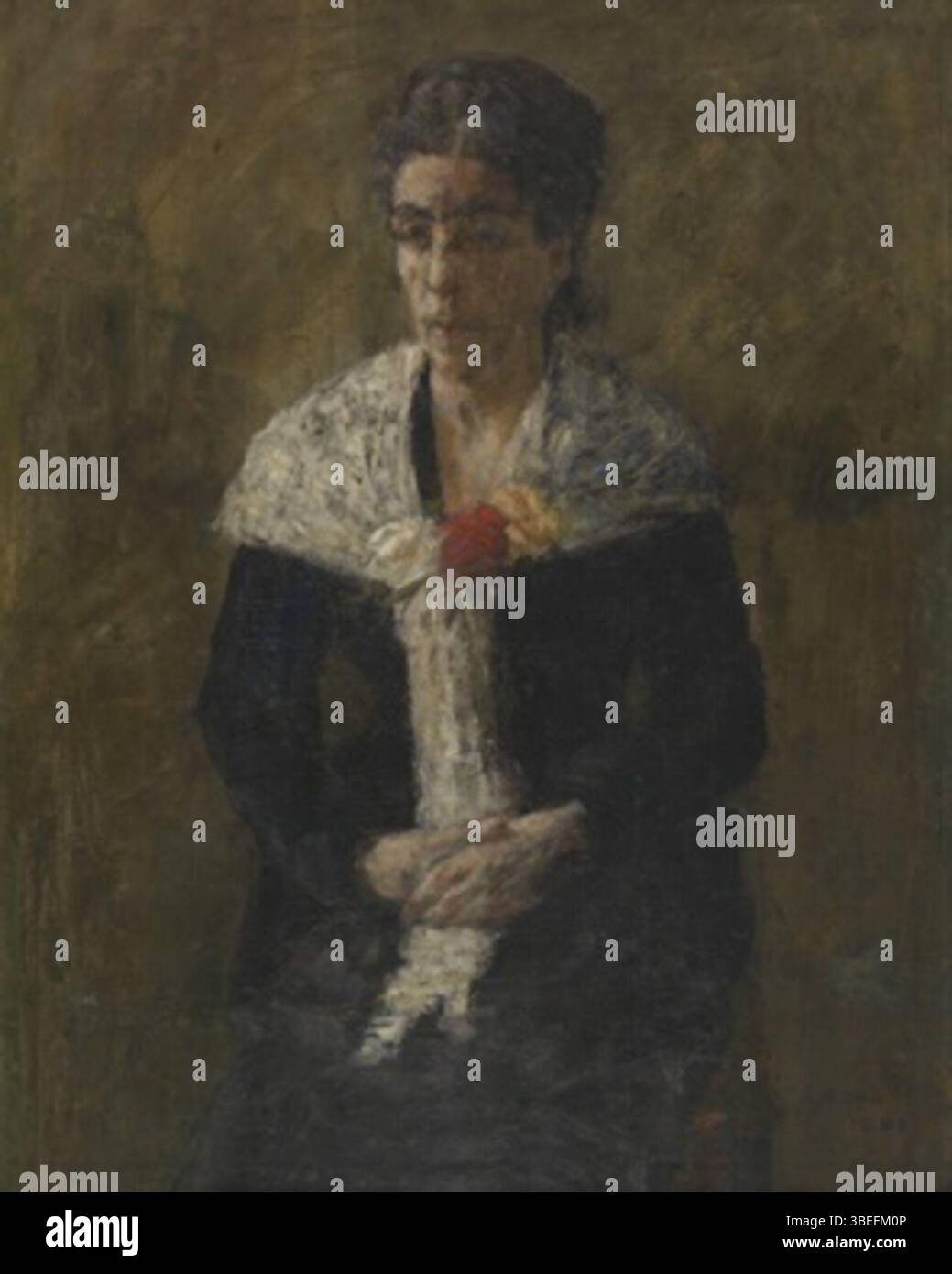 A portrait of Maria Catherina Haegheman, mother of artist James Ensor ...