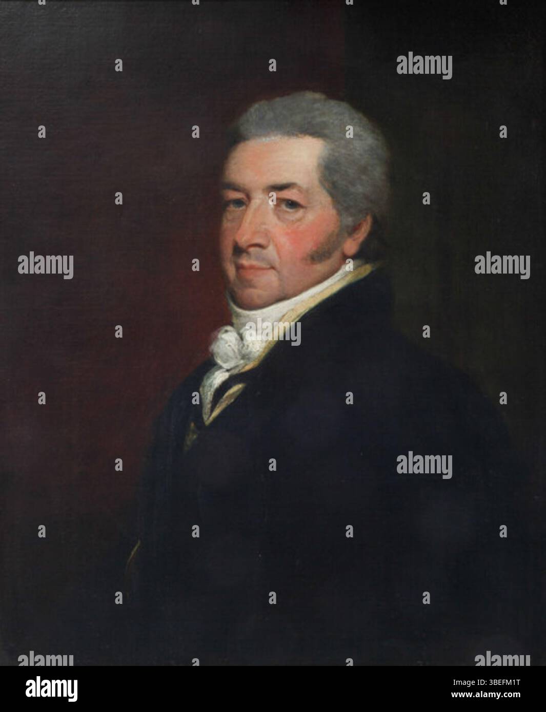 This oil on canvas portrait by Gilbert Stuart (1755–1828) depicts ...