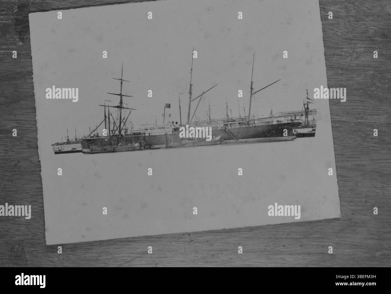 This photo shows the SS *Koning der Nederlanden*, a steamship operated ...