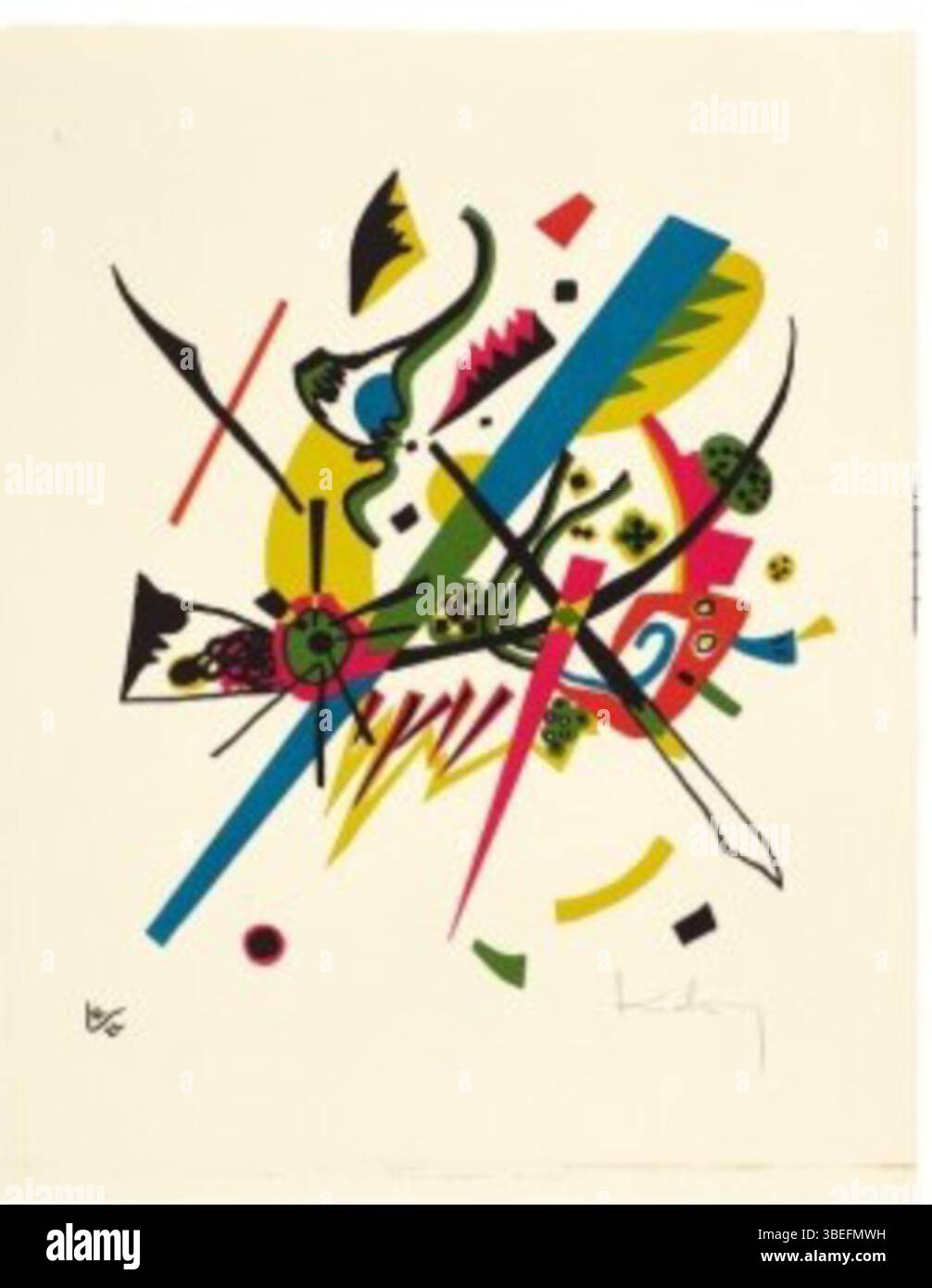 *Kleine Welten* (Small Worlds) by Wassily Kandinsky, created in 1922 ...