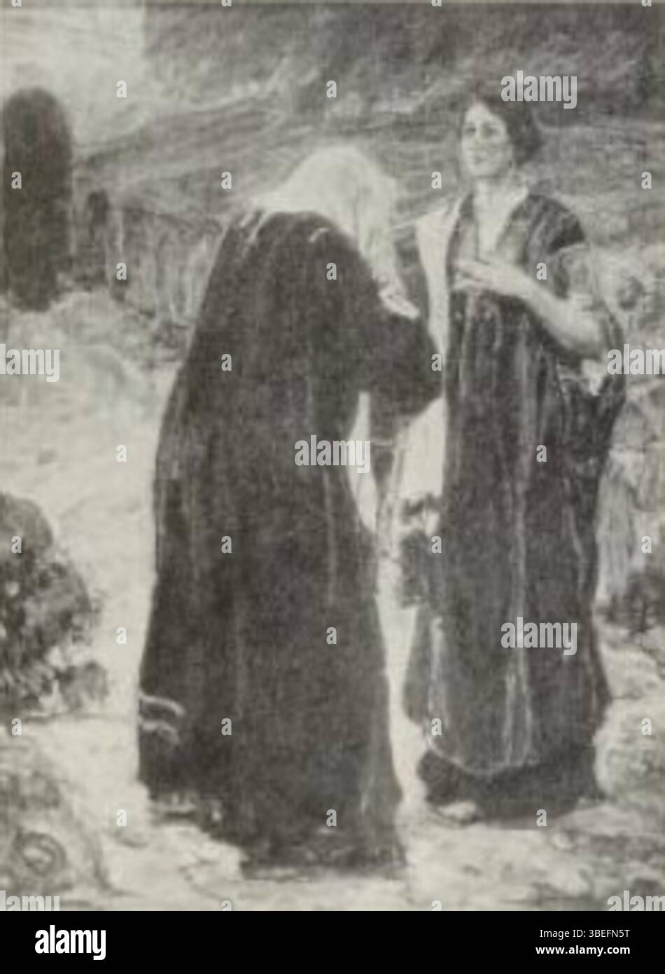 'Ruth and Naomi' is a lost painting by Henry Ossawa Tanner, created in ...