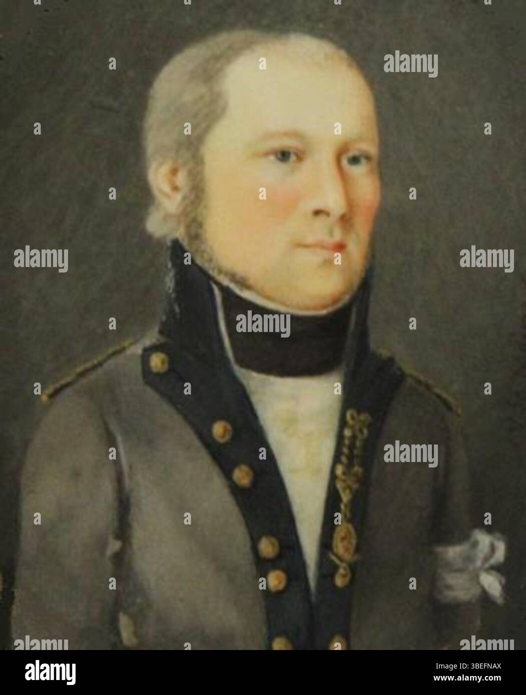 This portrait of Gustaf Adolf Finckenberg (1768-1809), painted by an ...