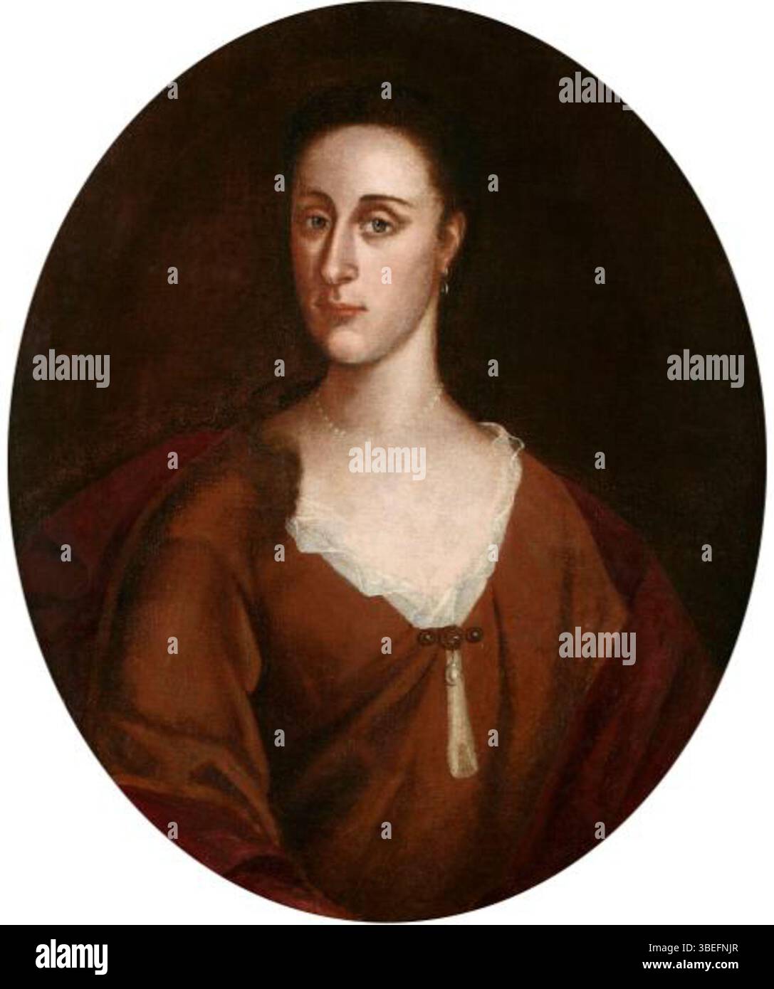 This painting from circa 1710 depicts Mrs. Rip Van Dam, also known as ...