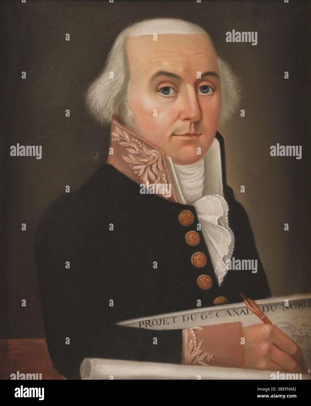 This pastel portrait, attributed to an early 19th-century French artist ...