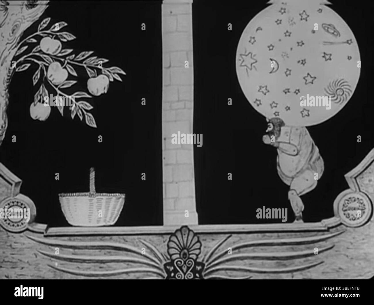 This photogram from the 1910 animated short 'Les Douze Travaux d ...