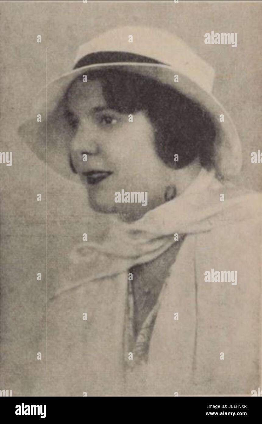 A portrait photograph of Szabó Lujza, a Hungarian opera singer, taken ...