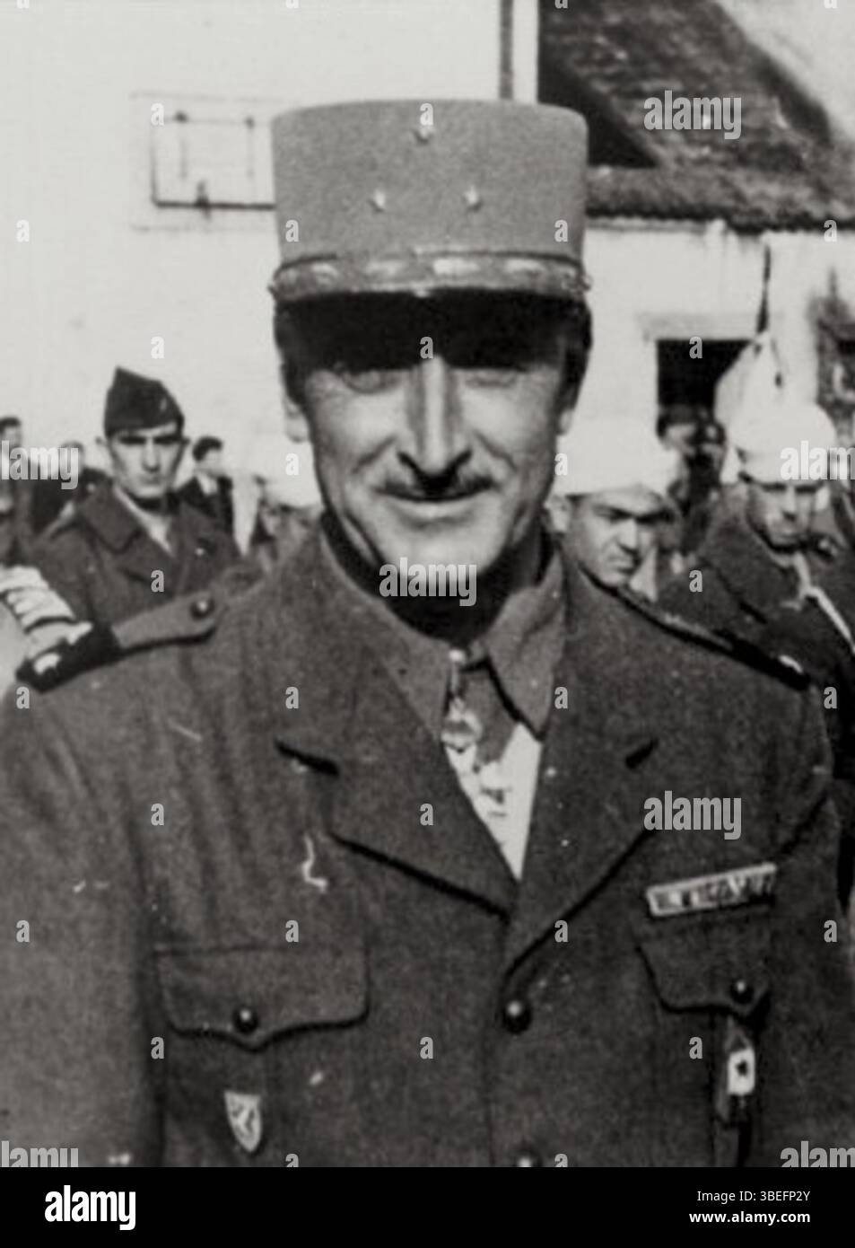 This cropped photograph from December 1, 1944, shows General Marcel ...