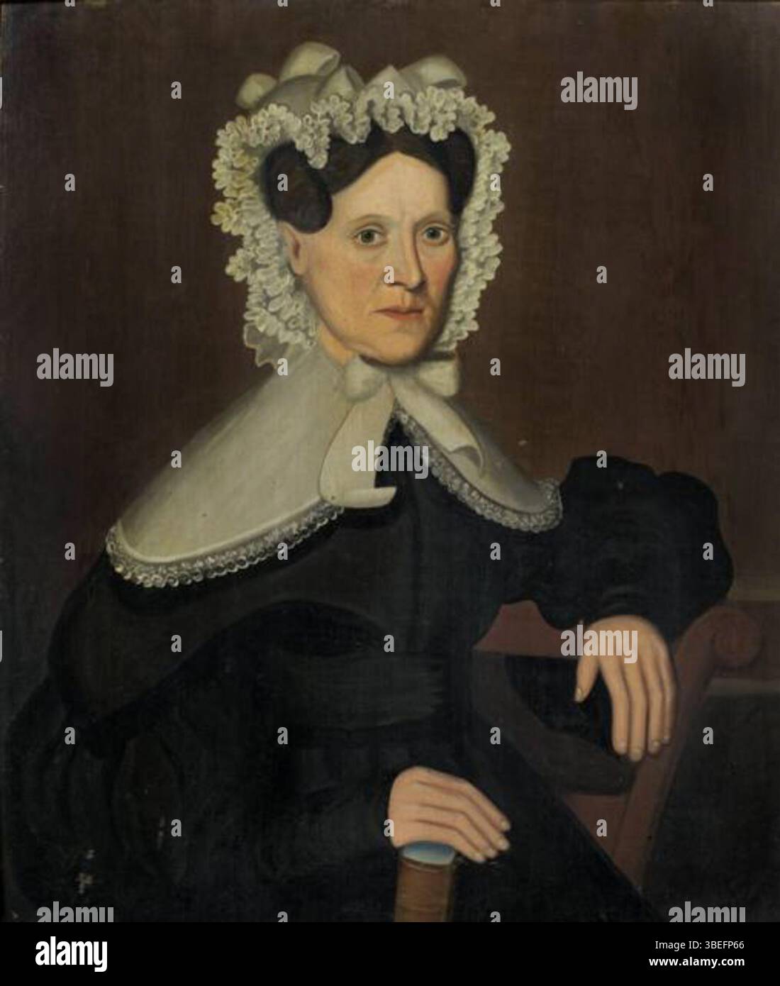 This 1953 painting of Mrs. John Jay Knox (1794-1875) reflects the ...