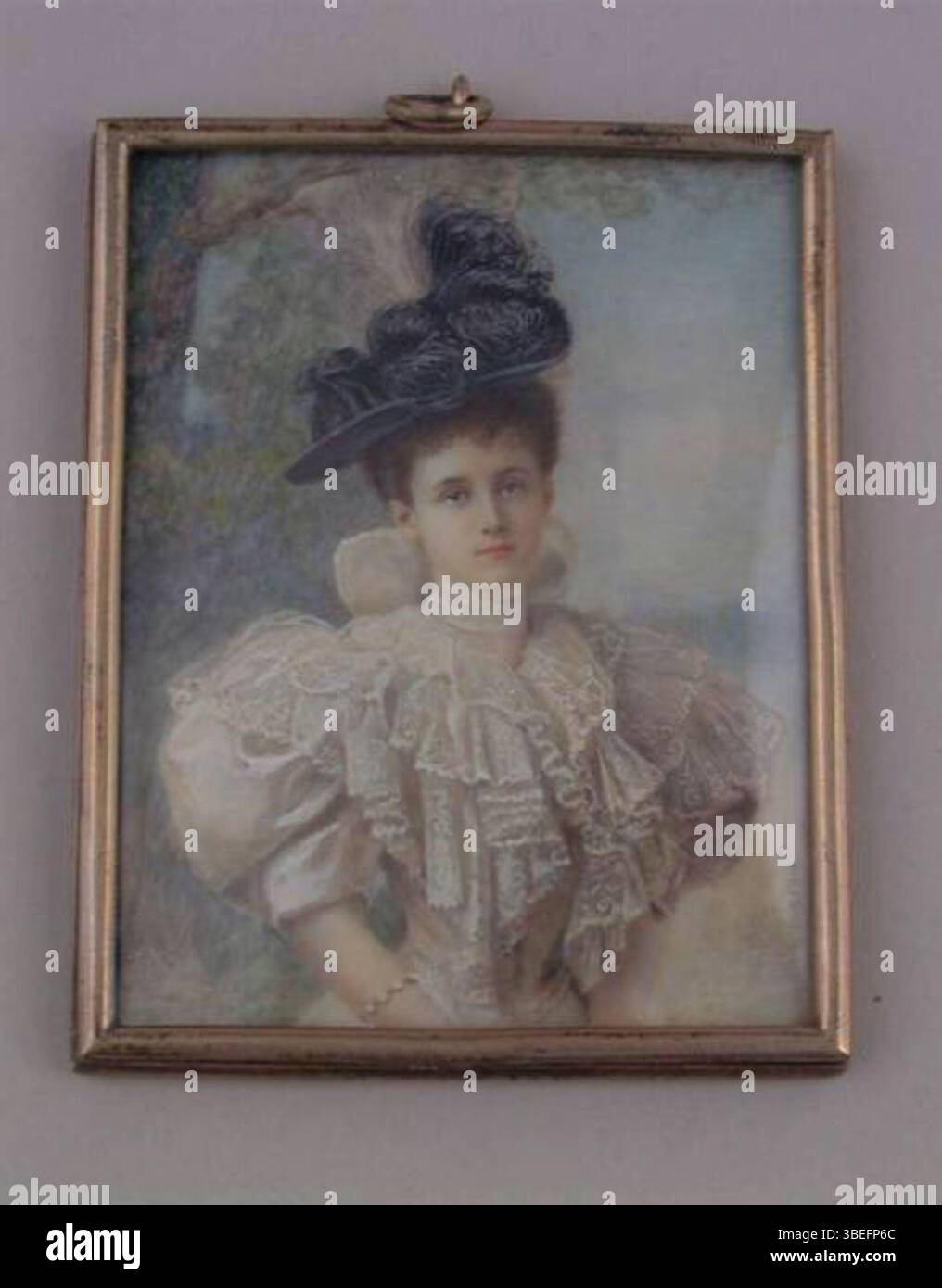 A portrait of Miss Daisy Post, daughter of William and Rosalie D. Post ...