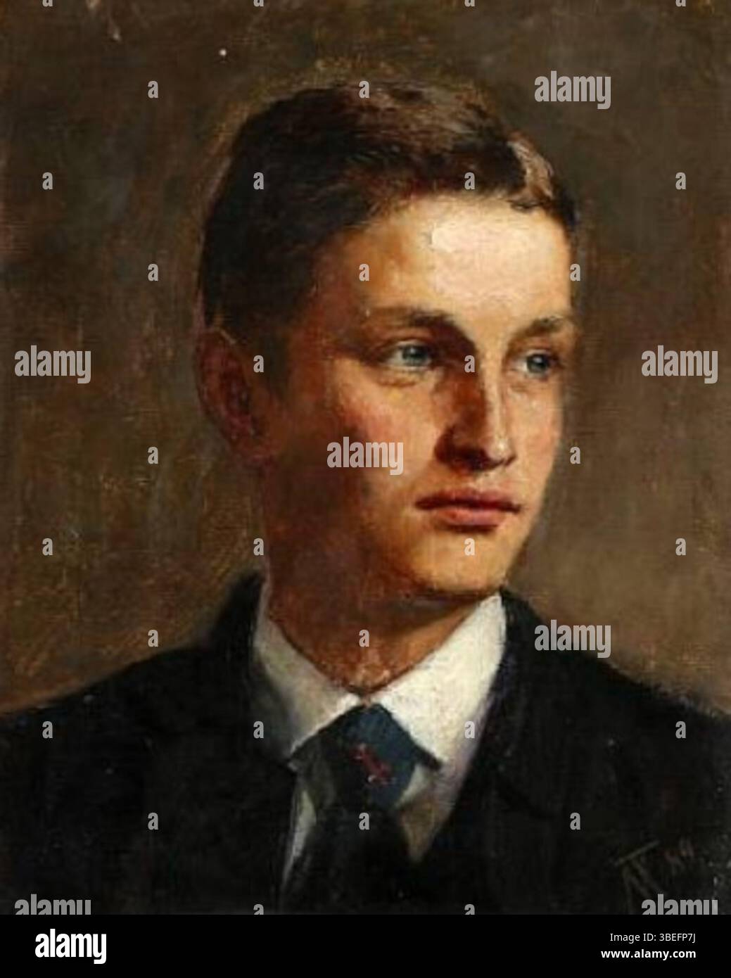 Nicoline Tuxen’s 1889 portrait of Peter Frederik Suhm captures the subject with great detail and ...